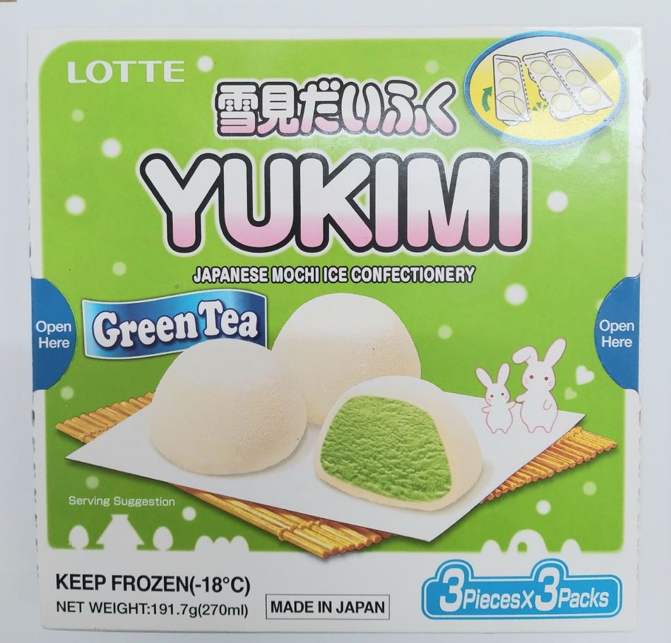 Kem mochi Yukimi Daifuku matcha milk 270ml-Hàng Nhật Bản Thực Phẩm