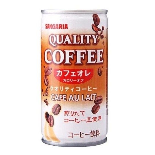 Cà phê sữa Sangaria Quality Coffee lon 185g -Hàng Nhật Bản Thực Phẩm